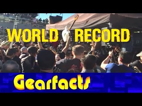 Largest ever electric guitar ensemble world record attempt: Success ...