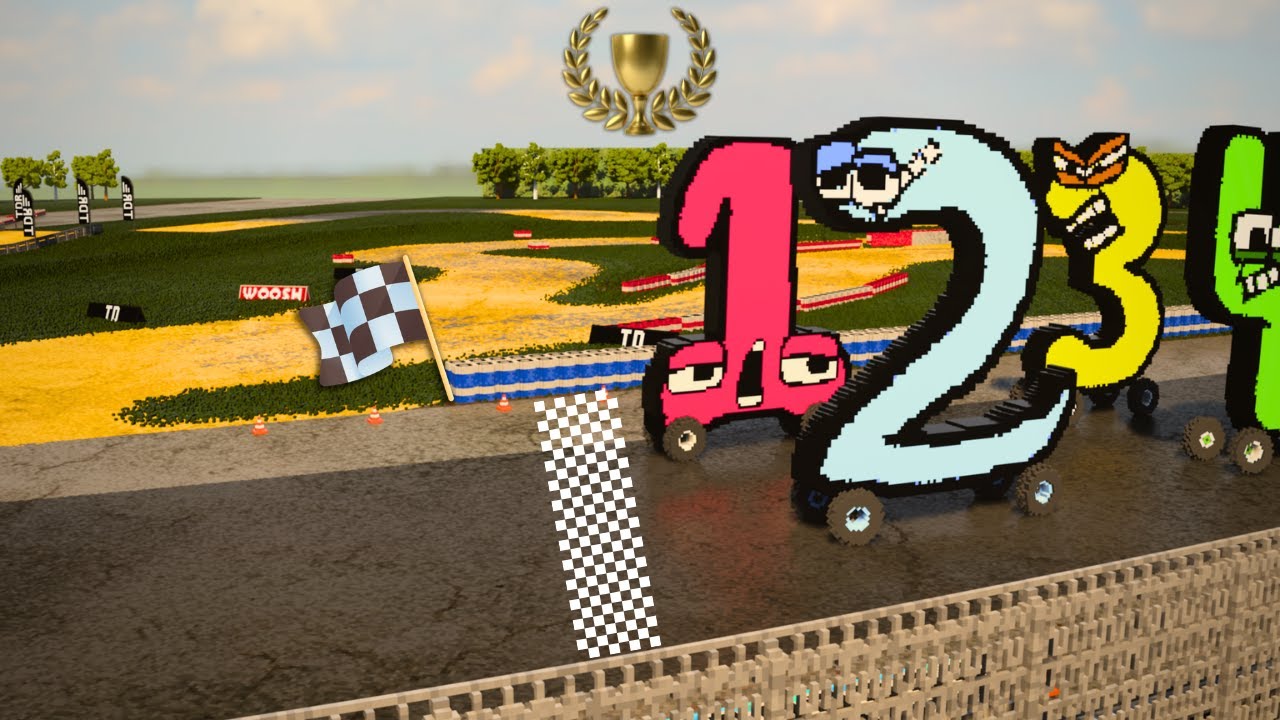 Number Lore Cars: The Teardown Racing Championship 🏁 - YouTube