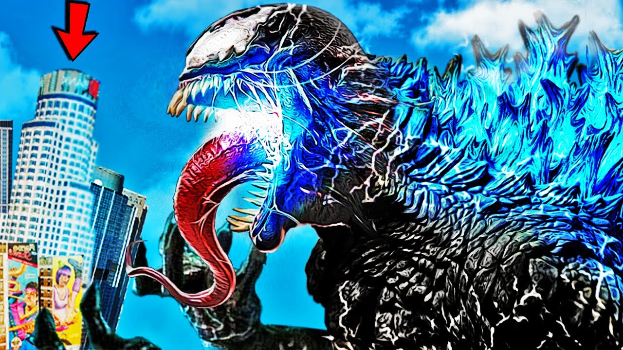 VENOM and GODZILLA become VENOM ZILLA in GTA 5 - YouTube