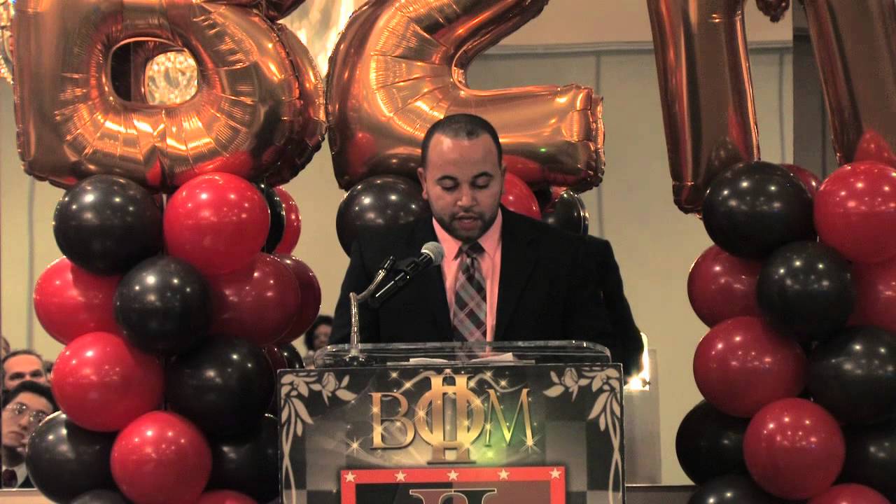 JARED MARCHIANDO, 2013 Phenomenal Man of the Year, Gives His Acceptance ...