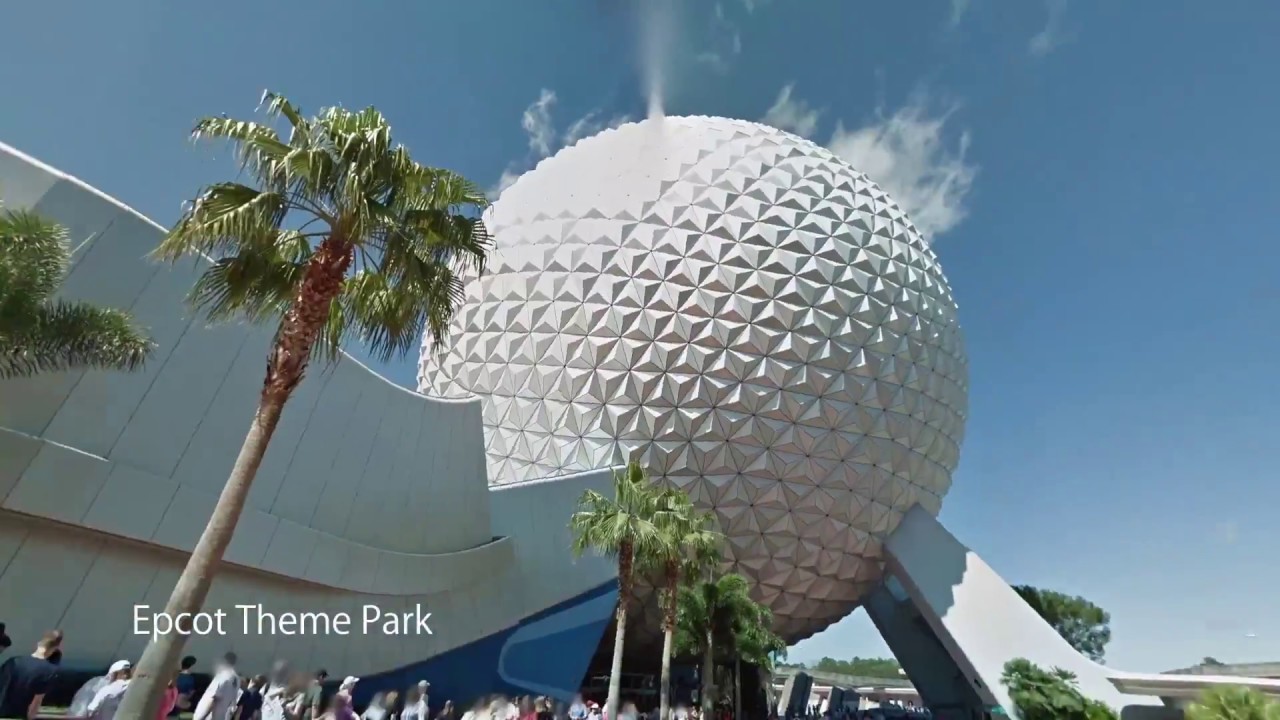 Disney theme park Google Street View Hyperlapse - YouTube