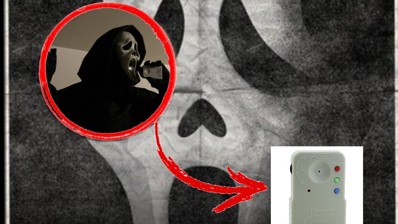 como modificar a voz que nem o ghostface pelo celular (descrição) - YouTube