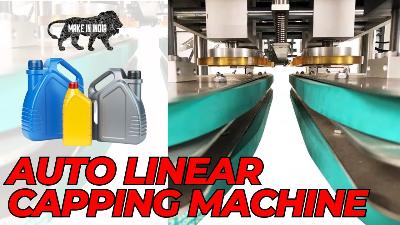 AUTOMATIC LINEAR CAPPING MACHINE - YouTube