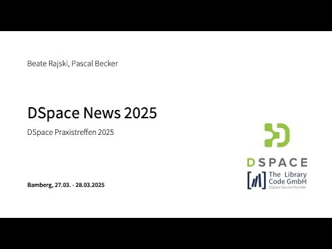 DSpace News 2025 - YouTube