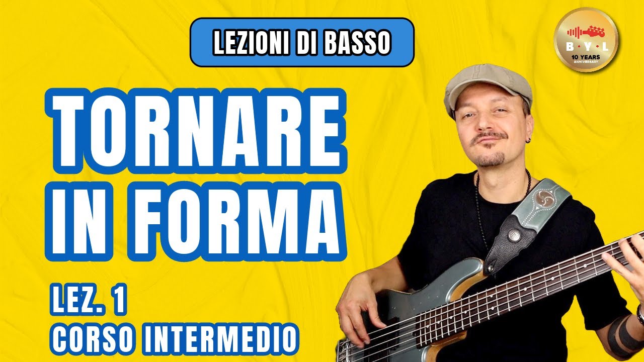 Lezioni di Basso #1 Corso Intermedio - 3 Esercizi per tornare in forma ...