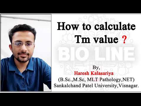 How to calculate Tm Value? - YouTube