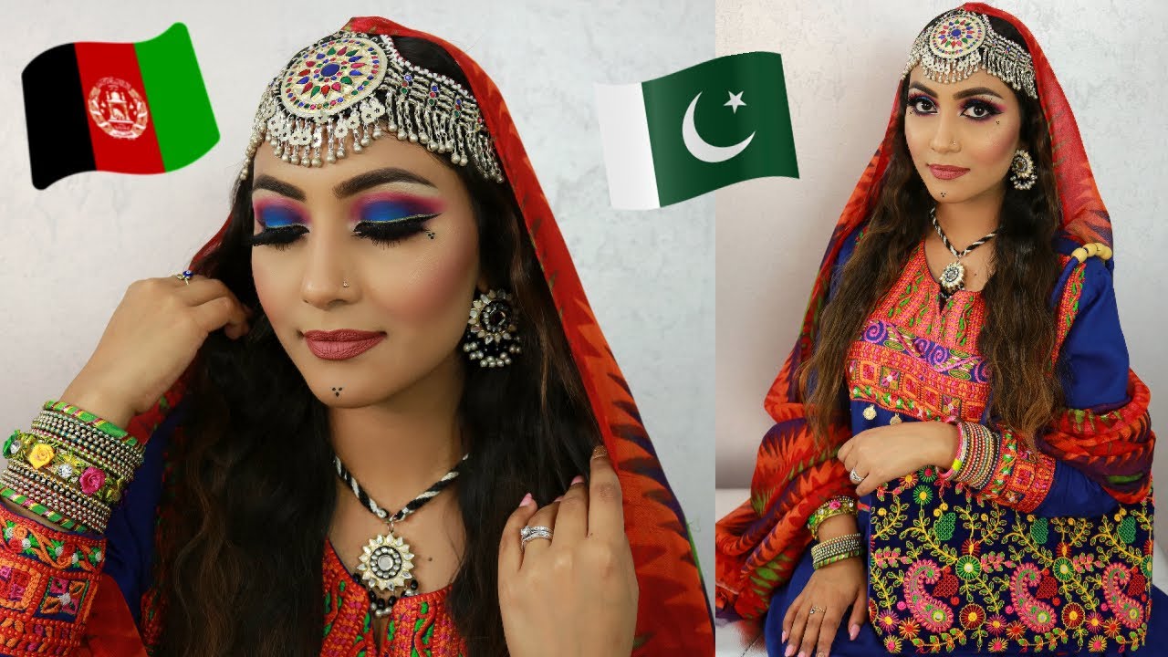 TRADITIONAL PASHTUN LOOK | PAKISTAN DAY PROJECT 2020 #HUMNAGLAM - YouTube