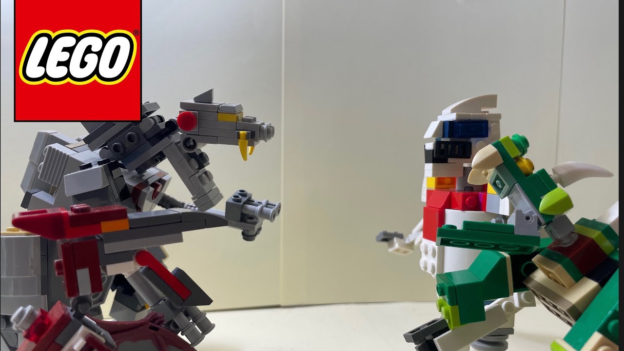 Godzilla singular point kaiju made with Lego - YouTube