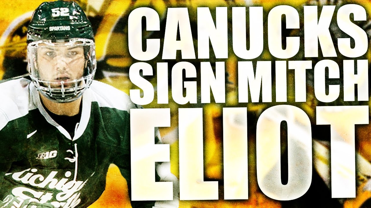 CANUCKS SIGN MITCH ELIOT (Vancouver Canucks Free Agent Signing / Sarnia ...