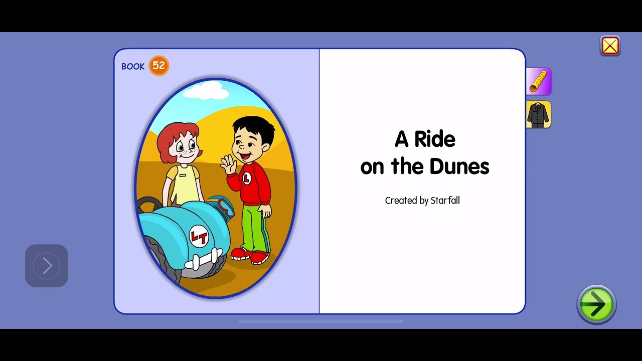 Starfall go outside tube dune glue suit fruit juice - YouTube