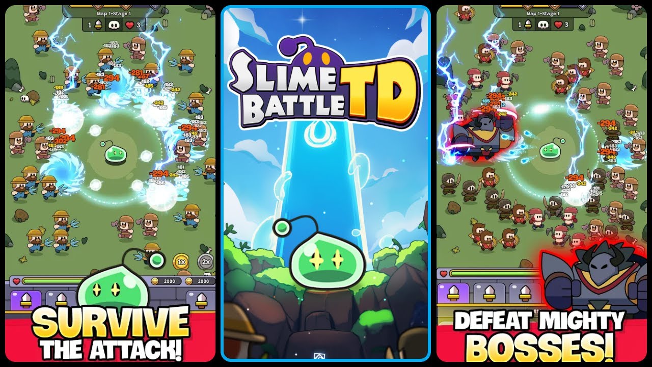 Slime Battle: Idle RPG Games Game Android Gameplay - YouTube