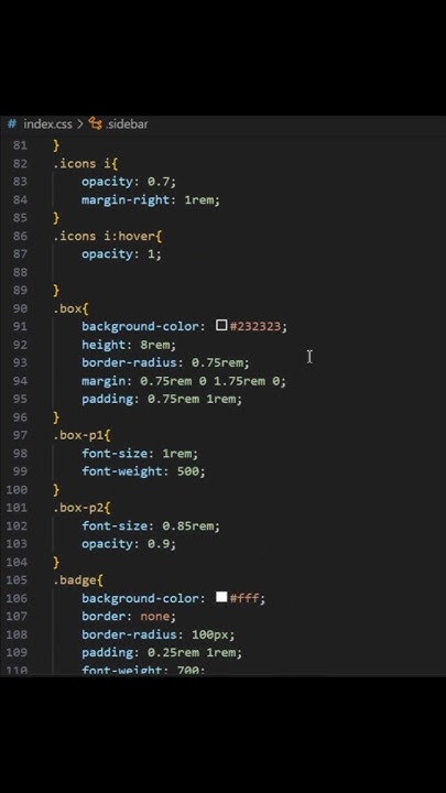 Create Side Bar Using Html And Css Shortsviral Shortsfeed Shorts Short Youtube