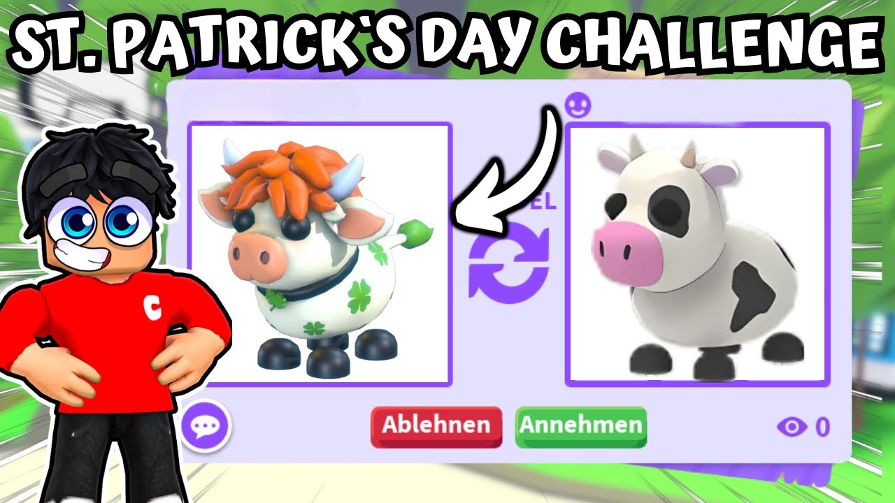 ST. PATRICK´S DAY CHALLENGE in ADOPT ME! | Roblox Challenge - YouTube