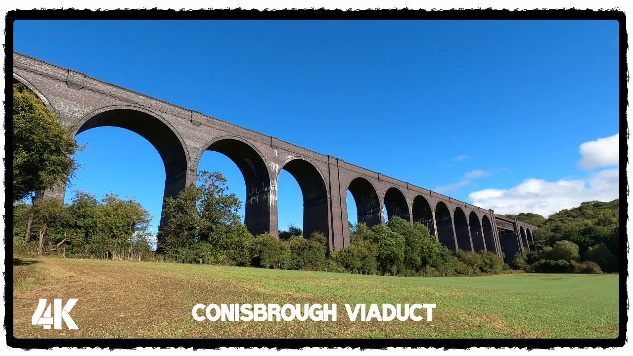 4K Conisbrough Viaduct,Doncaster - YouTube