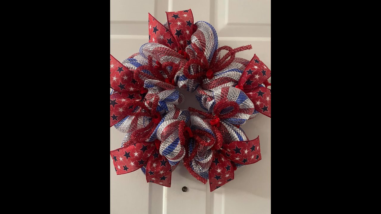 wreath on star frame| Easy DIY Wreath - YouTube