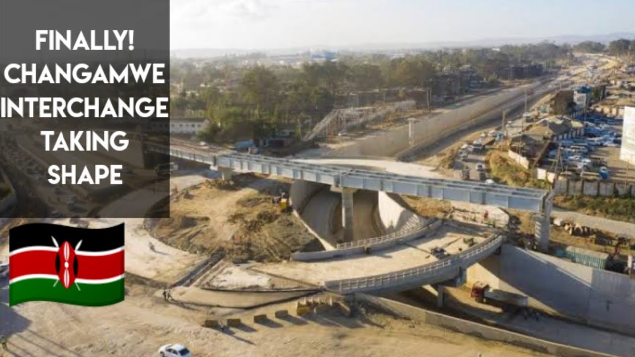 Changamwe Interchange Is Finally Taking Shape - YouTube