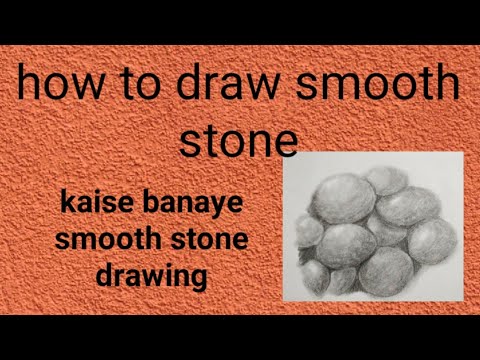 how to draw/ stone drawing - YouTube