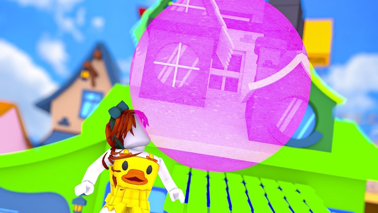 I blow the BIGGEST BUBBLEGUM BUBBLE [Roblox] - YouTube