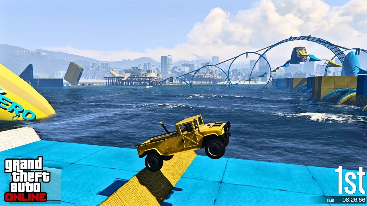 Gta Online: Squaddie Parkour | Gta Parkour | Stunt Race - YouTube