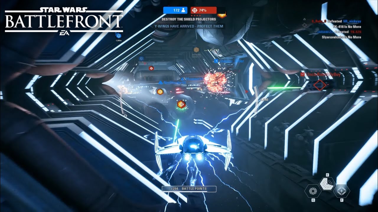Star Wars Battlefront 2: Starfighter Assault Gameplay | Fondor - YouTube