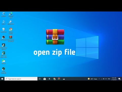 How to Open ZIP Files on Windows Laptop - YouTube