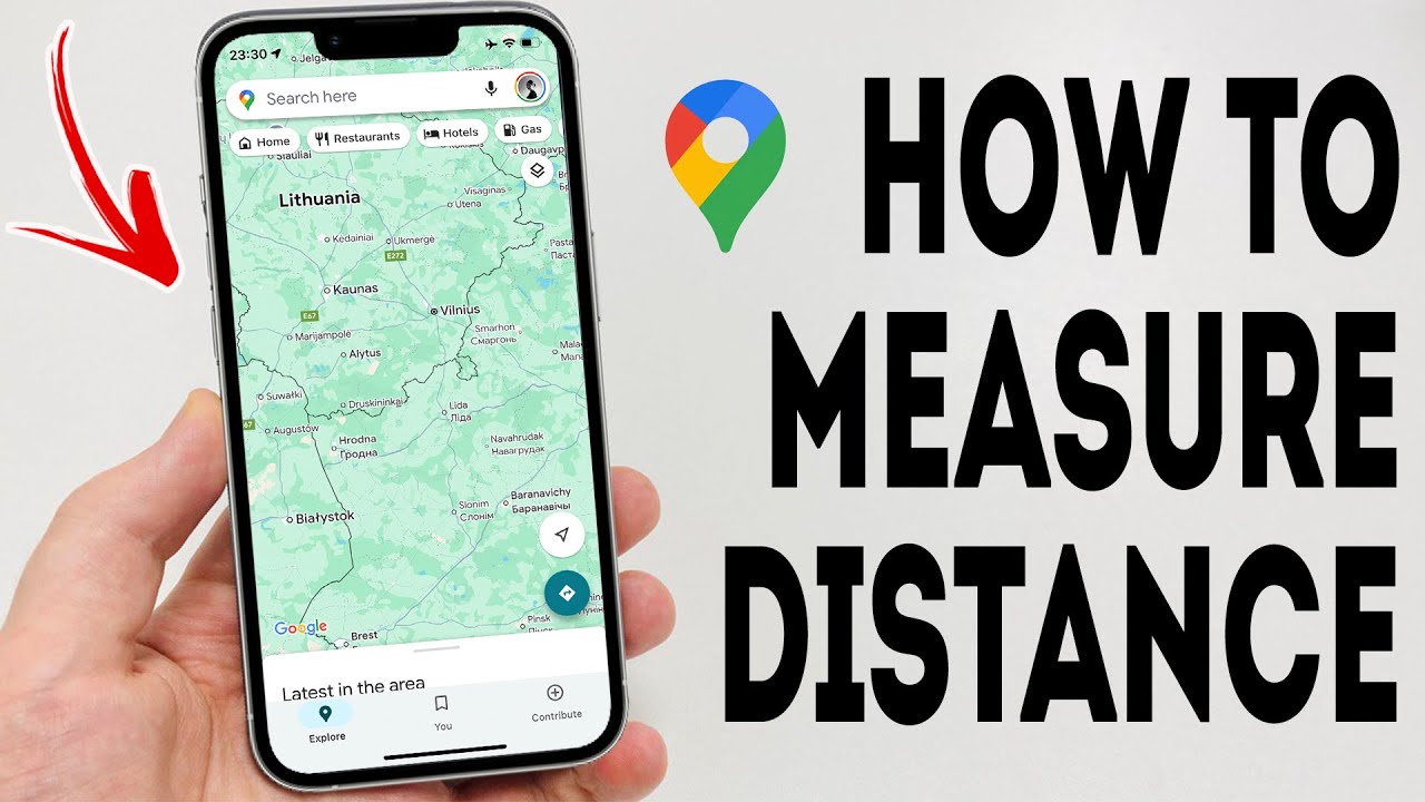 How To Measure Distance On Google Maps - Full Guide - YouTube
