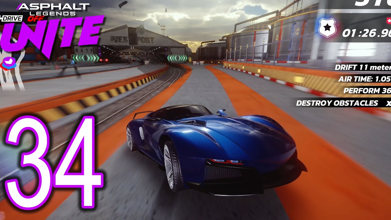 Asphalt Legends UNITE PC Gameplay - Part 34 - Chapter 4, Escapes - YouTube