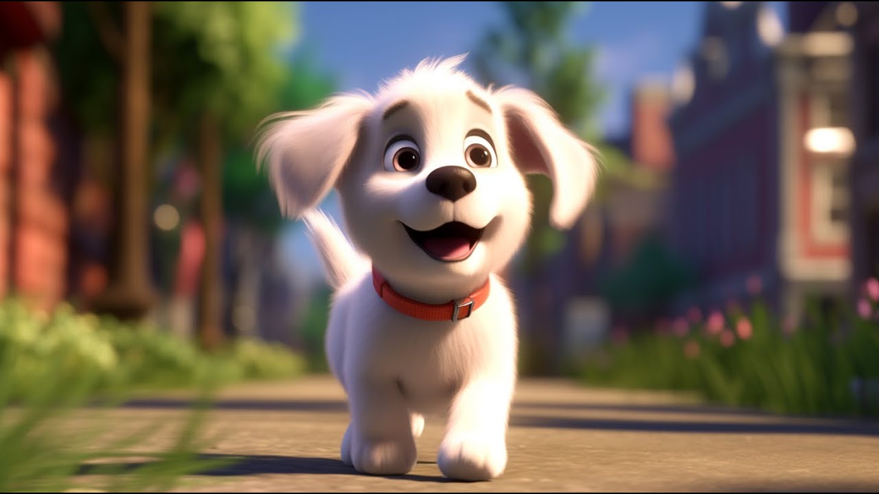 Pingo, o cachorro fofo e brincalhão | História infantil - YouTube