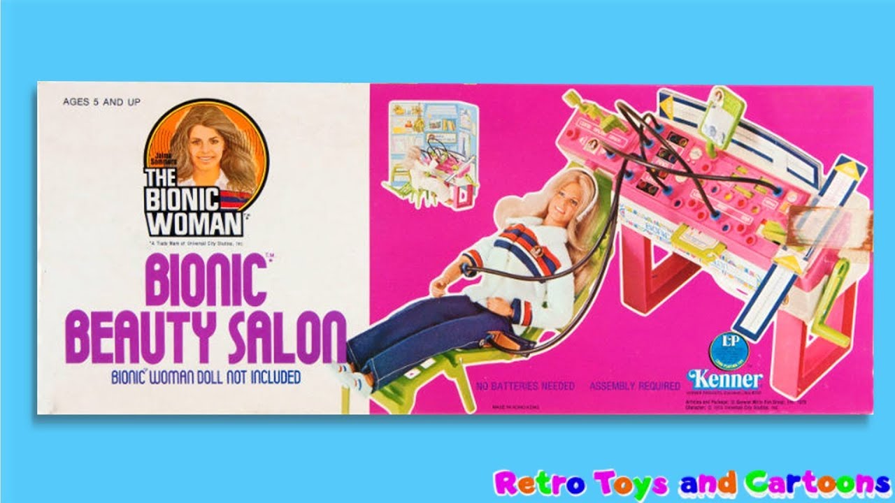 Bionic Woman Bionic Beauty Salon Kenner Commercial Retro Toys and ...