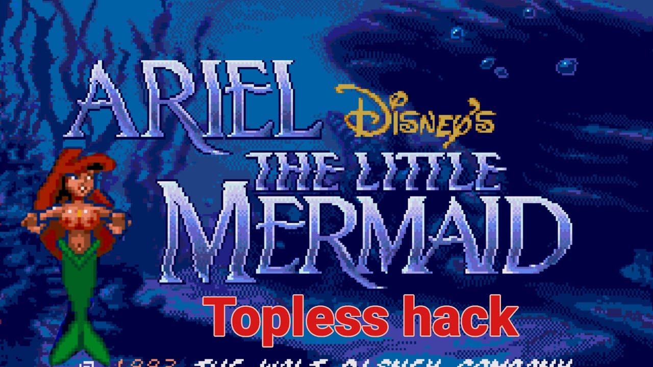 Ariel The Topless Mermaid {-}{-} hack прохождение Sega - YouTube