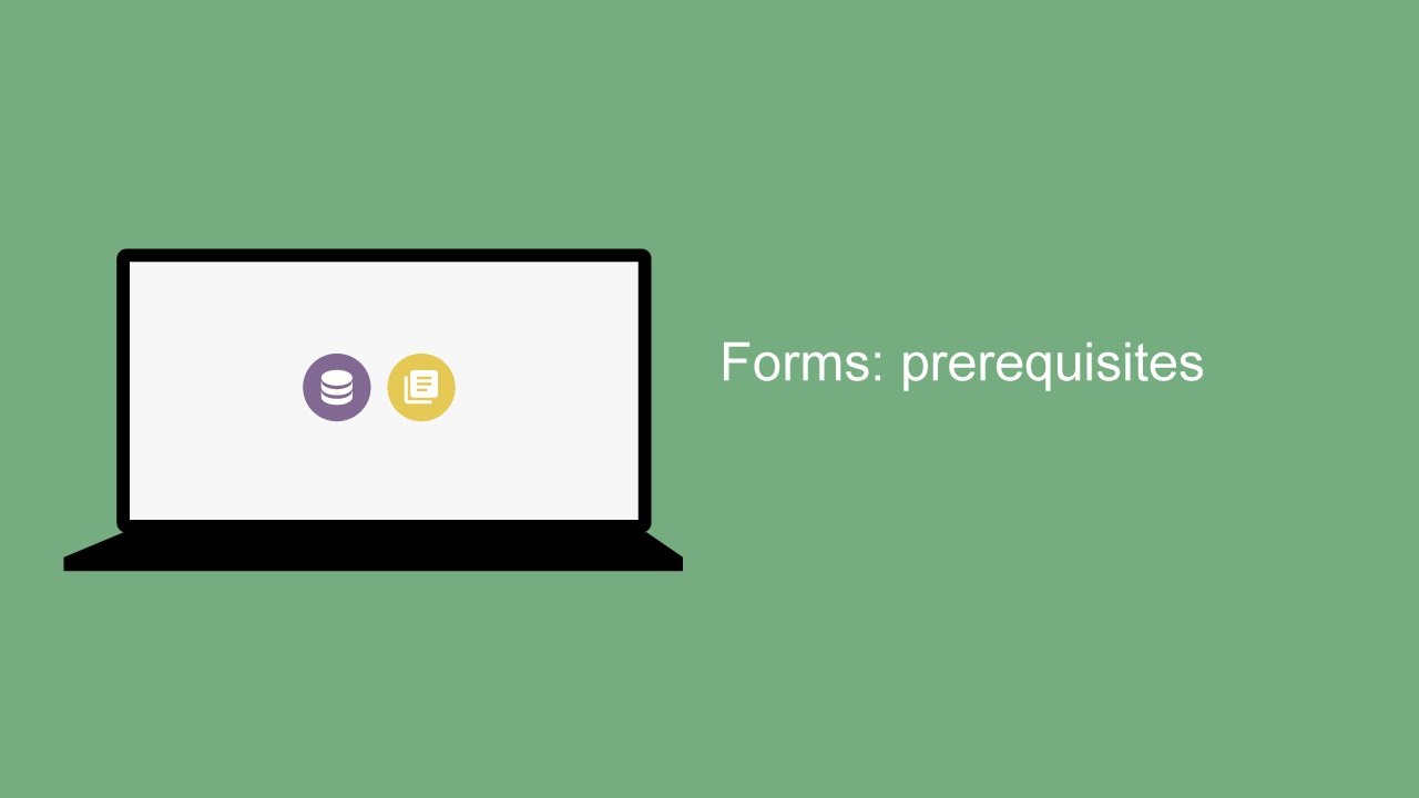 Forms: prerequisites - YouTube