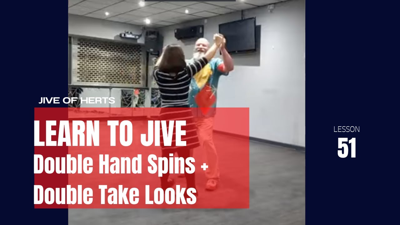 Ultimate Jive Moves: Double Hand Spins and Double Take Looks - YouTube