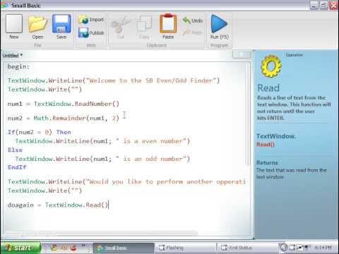 Small Basic Tutorial 6: Math Library - YouTube