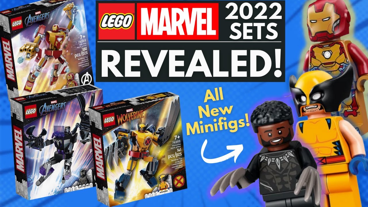 FIRST LOOK: LEGO MARVEL 2022 Mech Sets REVEALED! - YouTube