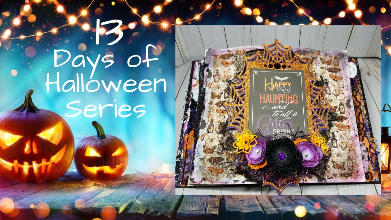 13 Days of Halloween Series // Day 9: Altered Book - YouTube