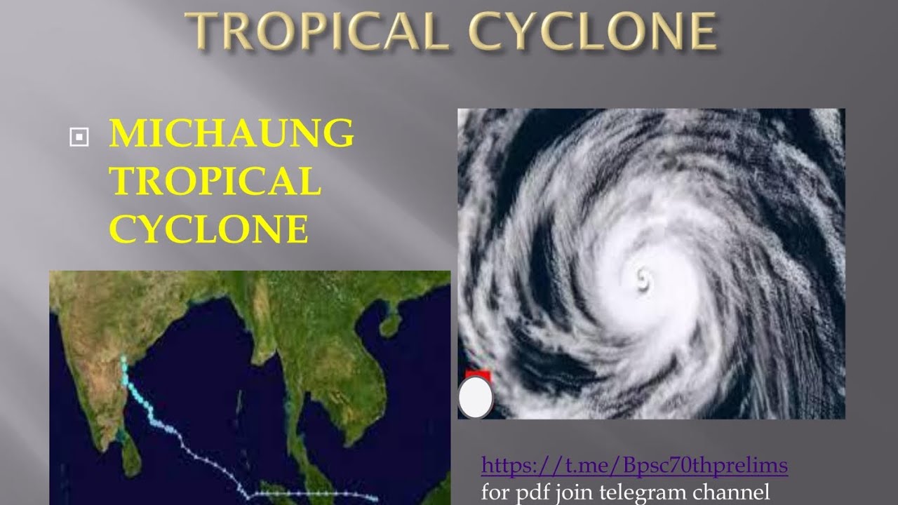 Tropical cyclone and Michuang cyclone - YouTube