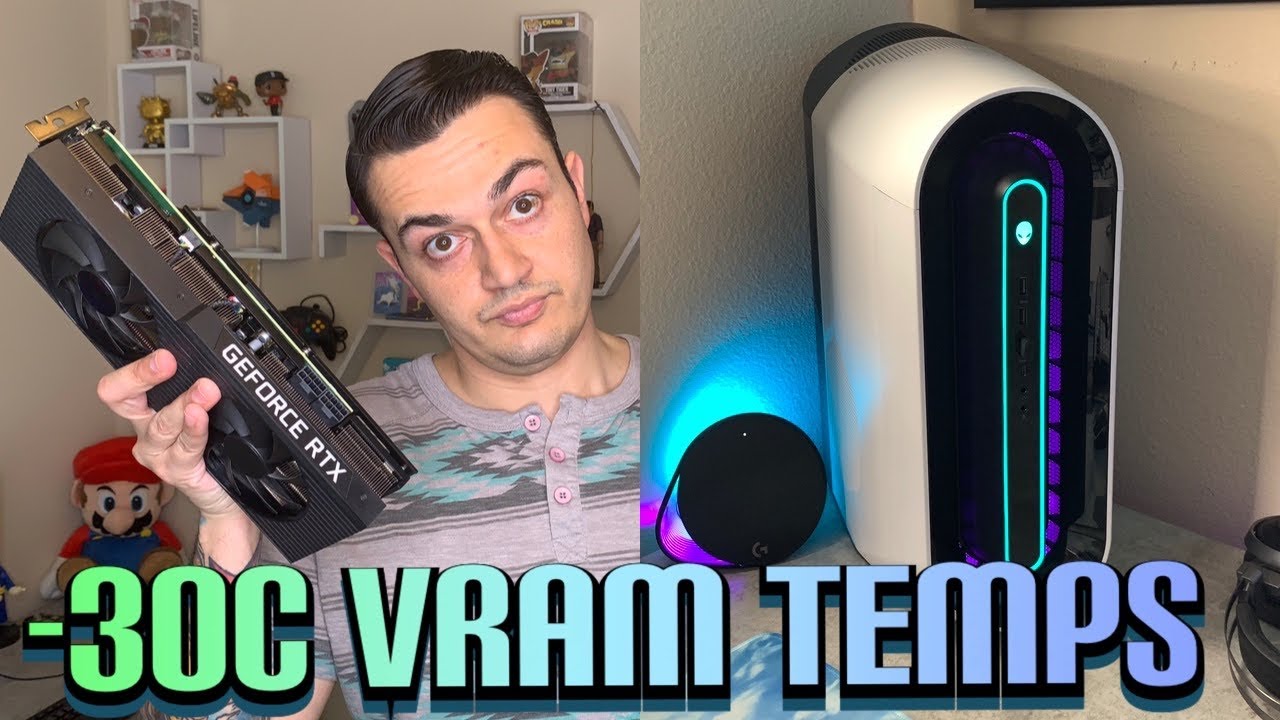 Alienware R11 3080 Thermal Pads and Paste Drop VRAM Temps 30C - YouTube