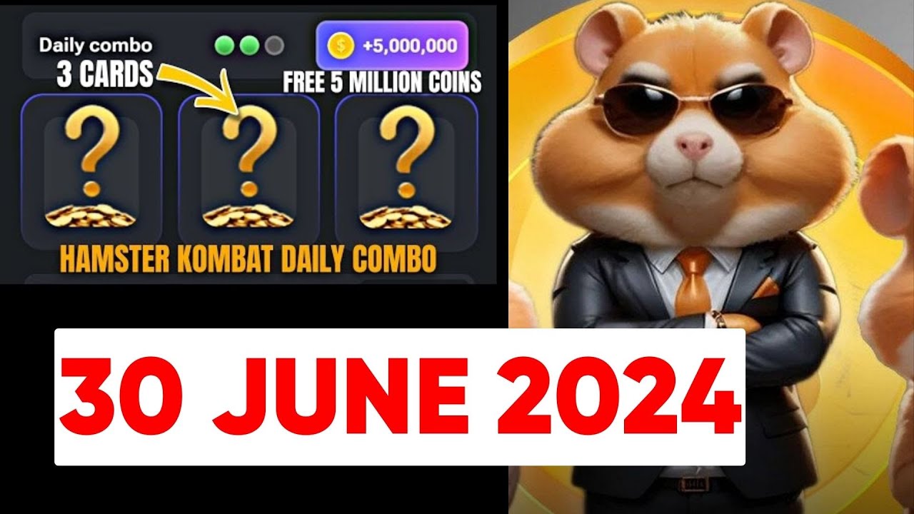 Combo Card Hamster kombat daily combo 30 june | Hamster kombat daily ...
