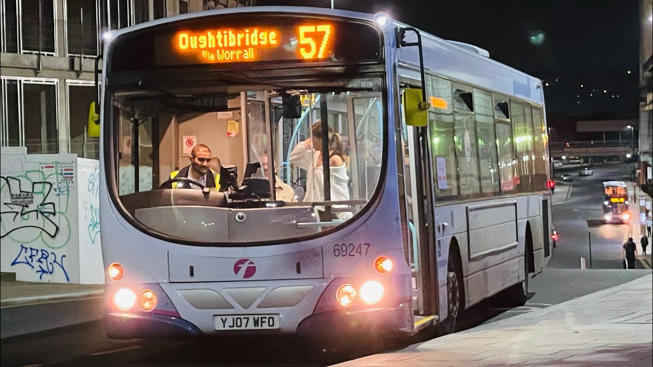 First Bus Sheffield 69247 On 57 From Sheffield To Oughtibridge - YouTube