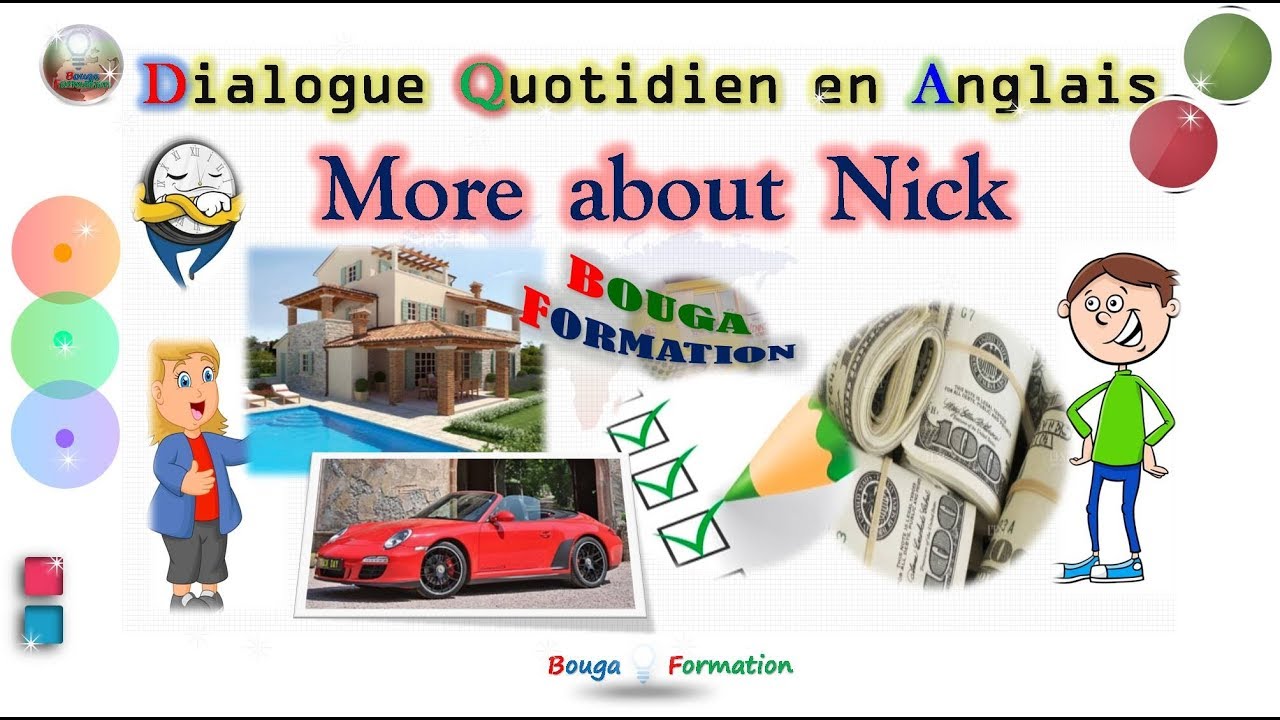 Dialogue Quotidien en Anglais : More about Nick - YouTube