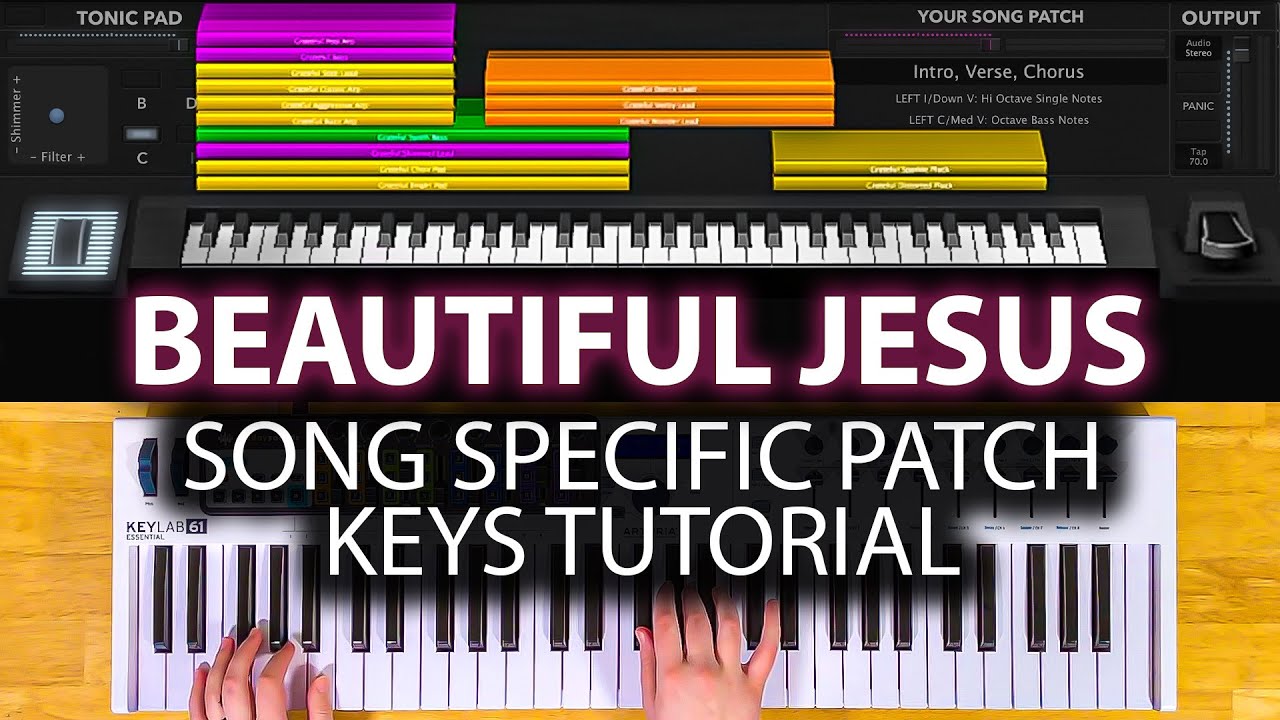 Beautiful Jesus MainStage patch keyboard tutorial- Passion - YouTube