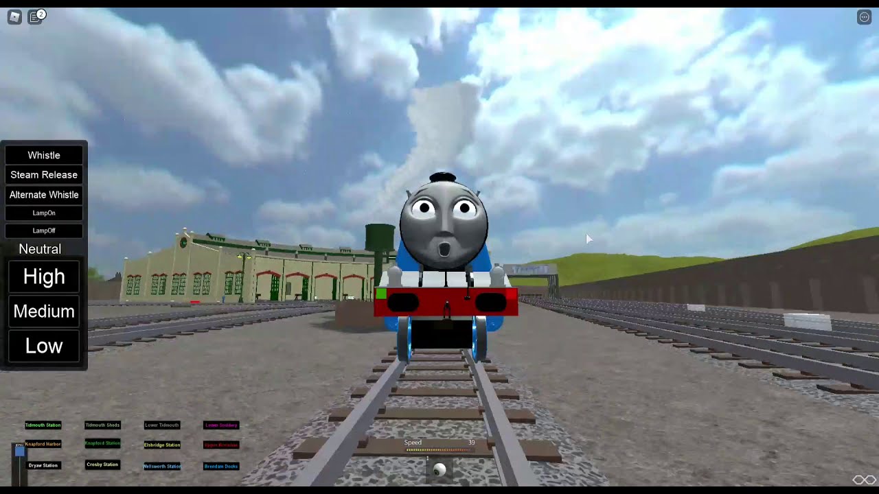 THOMAS AND FRIENDS ON ROBLOX - GORDON NUMBER 4 AND HAROLD THE ...