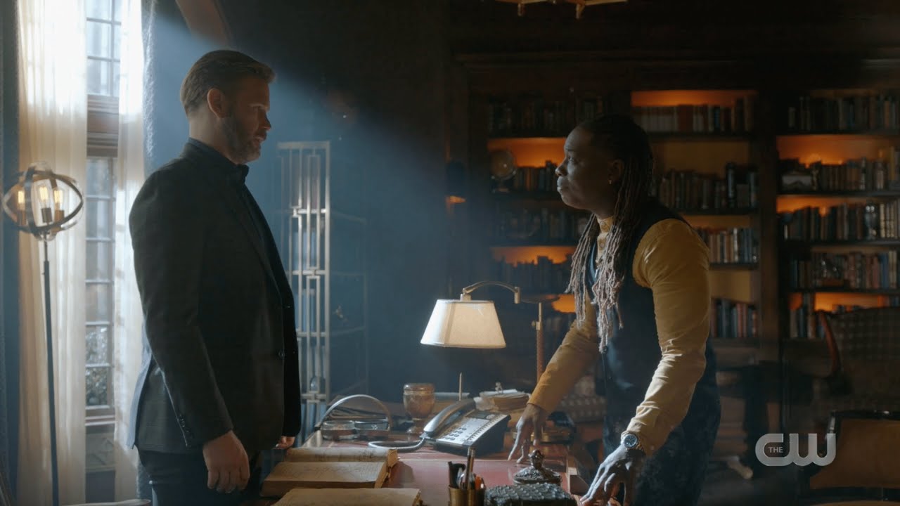 Legacies 3x13 Kaleb confronts Alaric about Cleo - YouTube