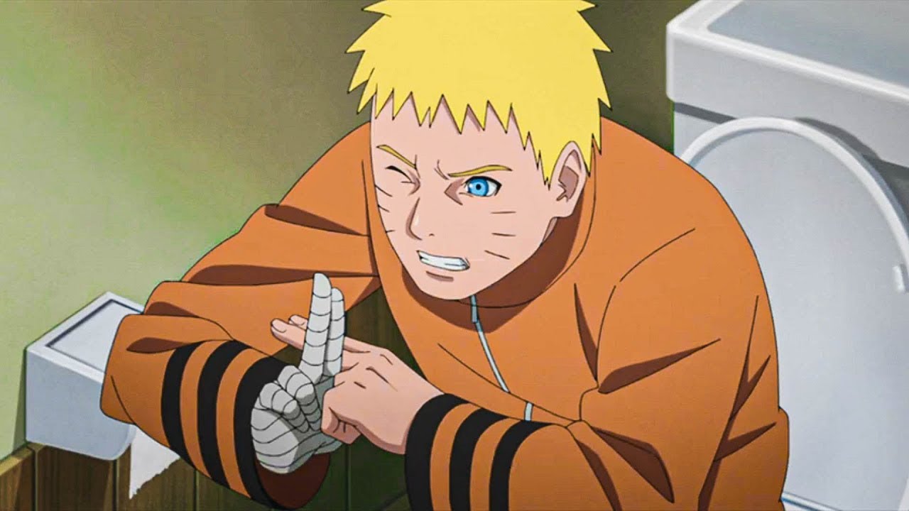 Naruto usa la Técnica de Clon de Sombras en el baño - YouTube