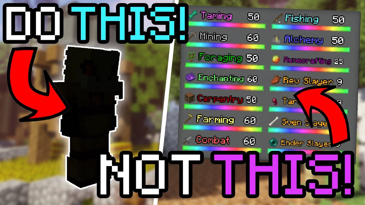 Skill Average 55 But With NO EFFORT?! (Stream Highlights) | Hypixel Skyblock - YouTube