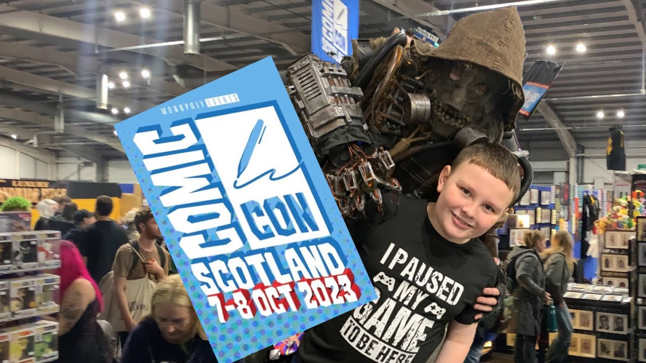 Comic Con Scotland 2023 - Toy Hunt, Toy Haul & Cosplayers - YouTube