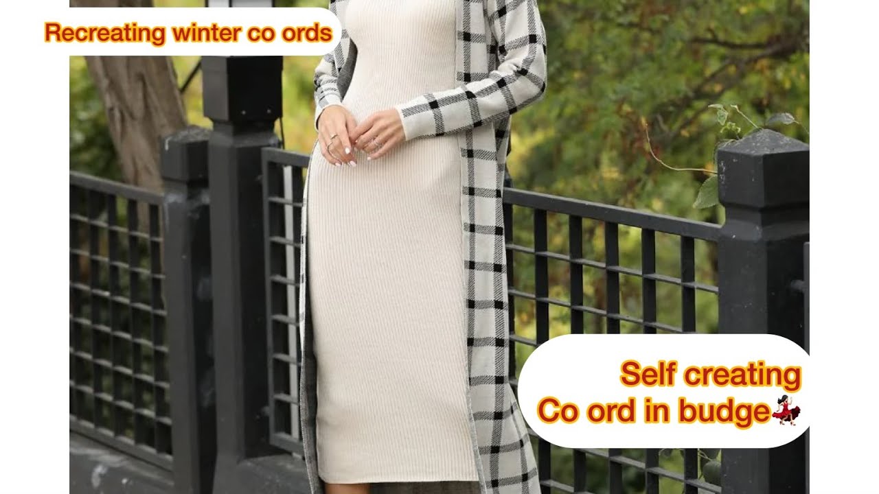 creating way to reuse old clothes|recreating winter co ord - YouTube