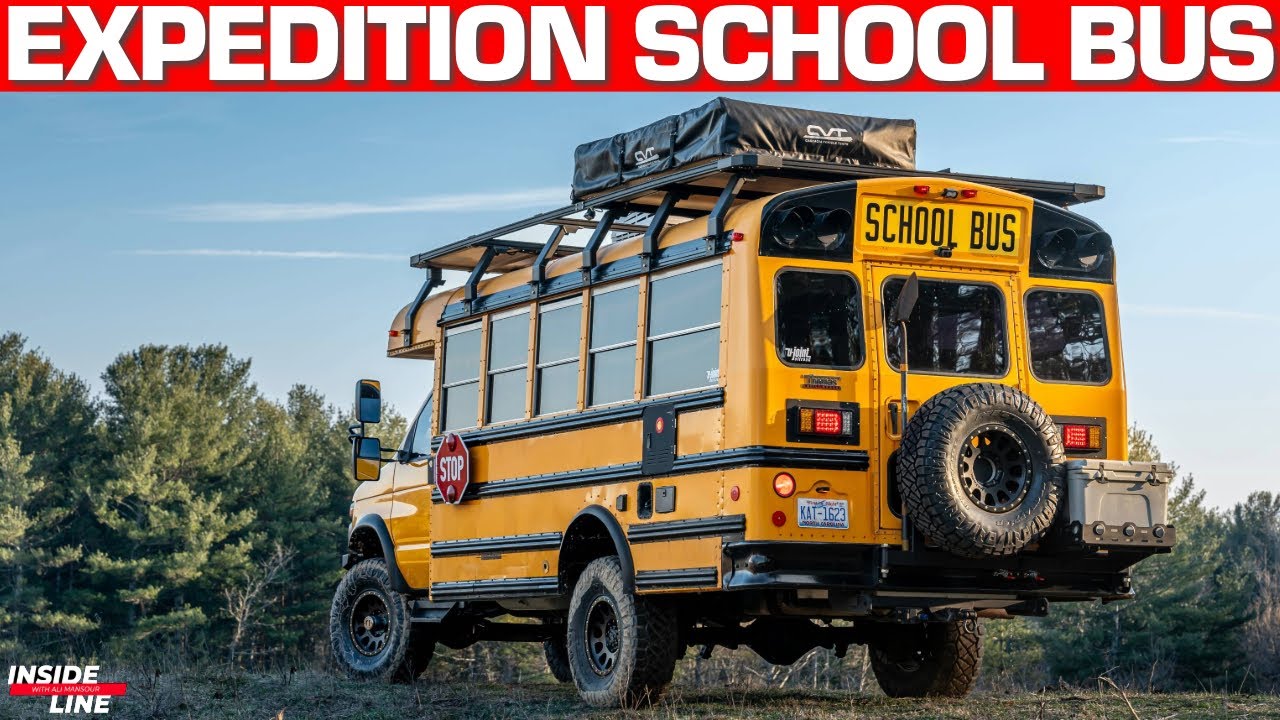 Transformed School Bus: Custom Ford E-450 4x4 Expedition By Ujoint ...