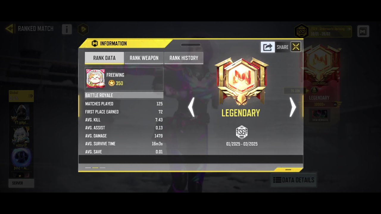 [CoD:M] S024 S6 Battle Royale - Become Legendary 10000+ (No Commentary ...