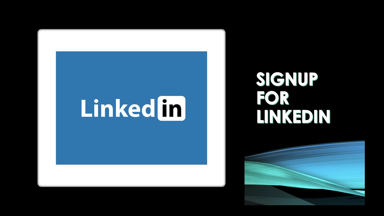 How to SignUp for LinkedIn - Laptop - YouTube